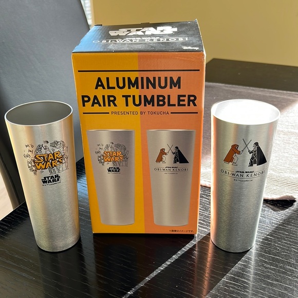 Star Wars | Dining | Star Wars Obiwan Kenobi Aluminum Pair Tumbler By Tokucha New In Box | Poshmark